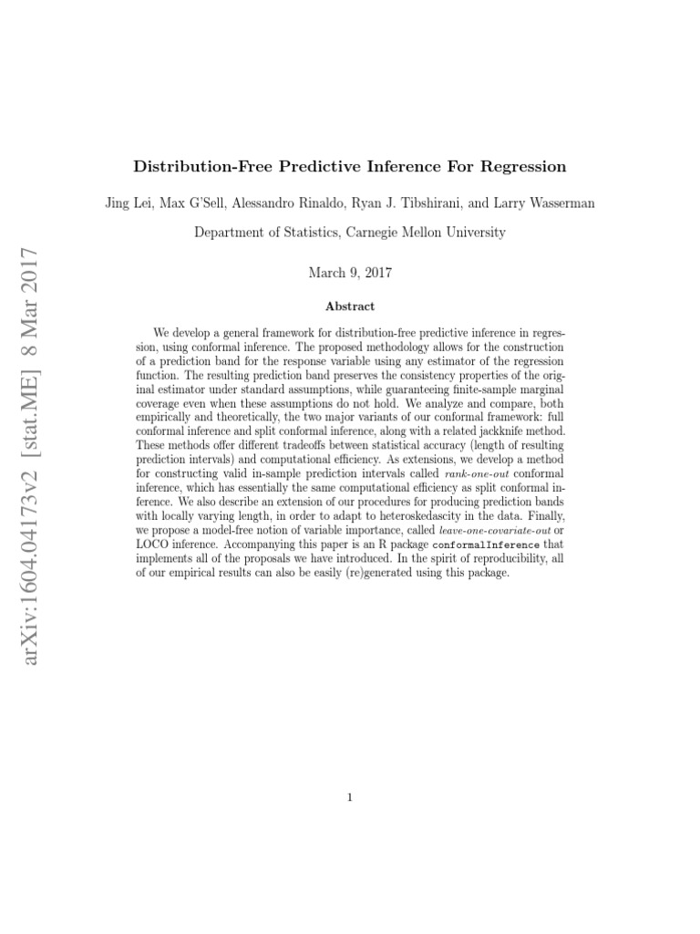 Machine Learning Paper 3 Pdf Regression Analysis Resampling Statistics