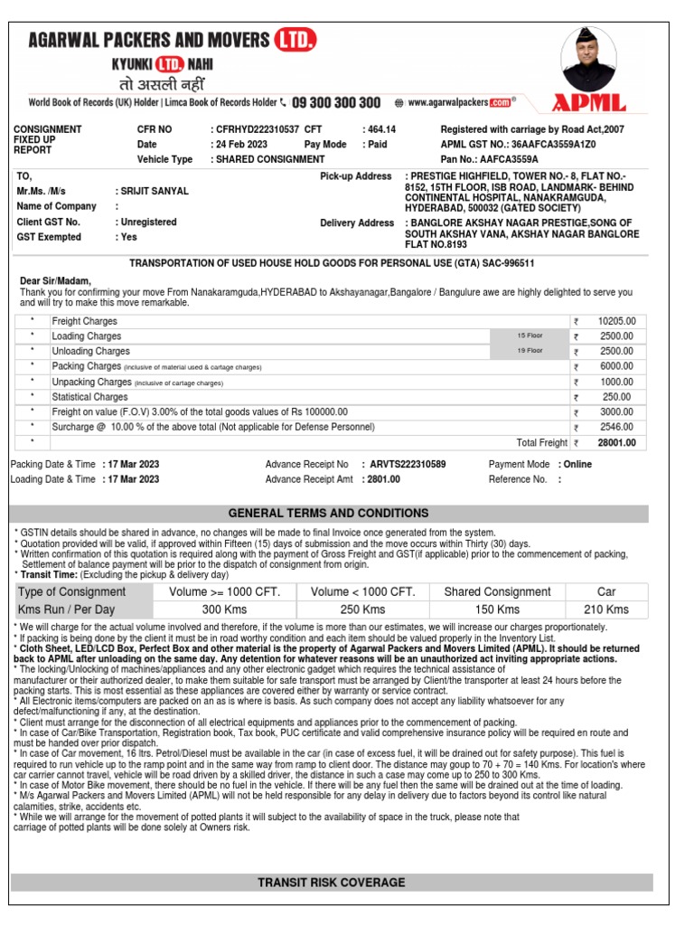 APML - Reciept | PDF | Car | Economies