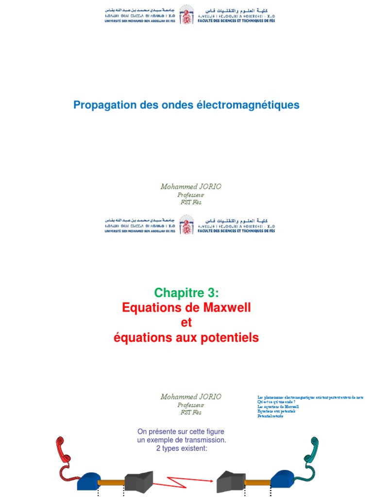 Équations de Maxwell et Ondes Électromagnétiques | PDF | Équations de ...