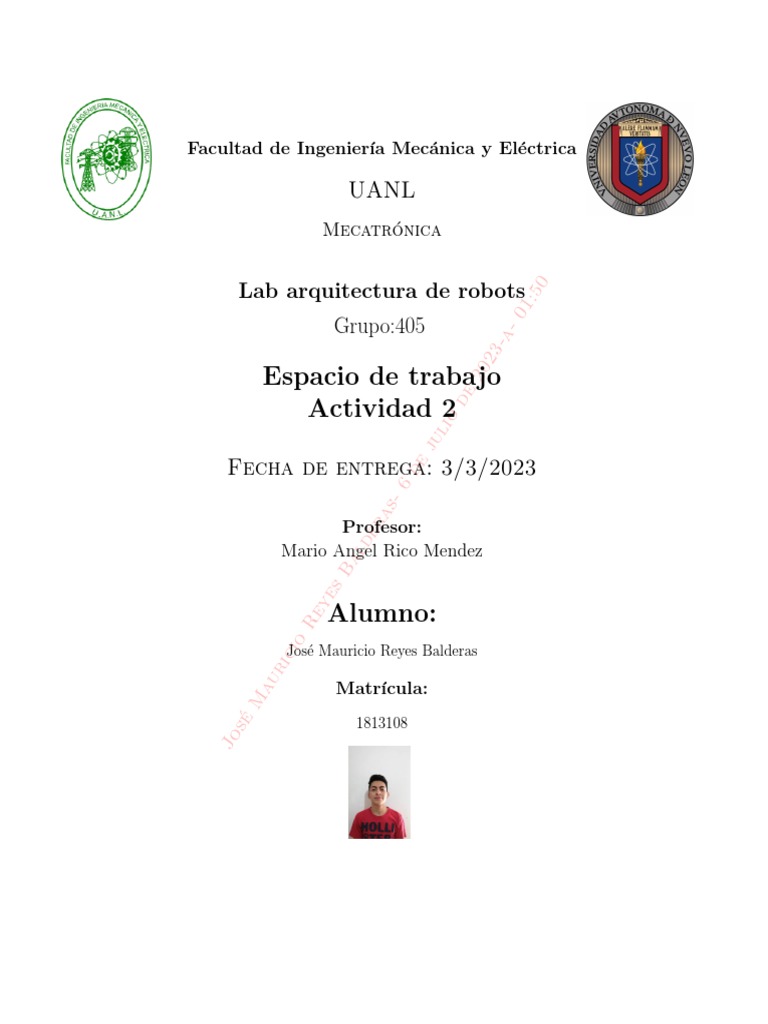 Actividad 2 Arqui de Robots | PDF | Robot | Robótica
