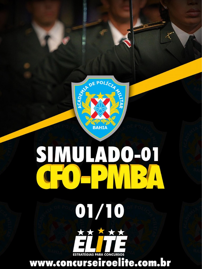 PDF Simulado 01 Cfopmba | PDF
