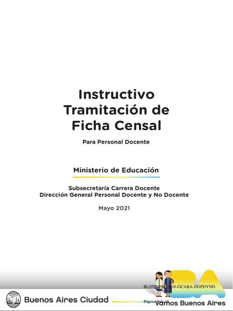 Instructivo Ficha Censal | PDF