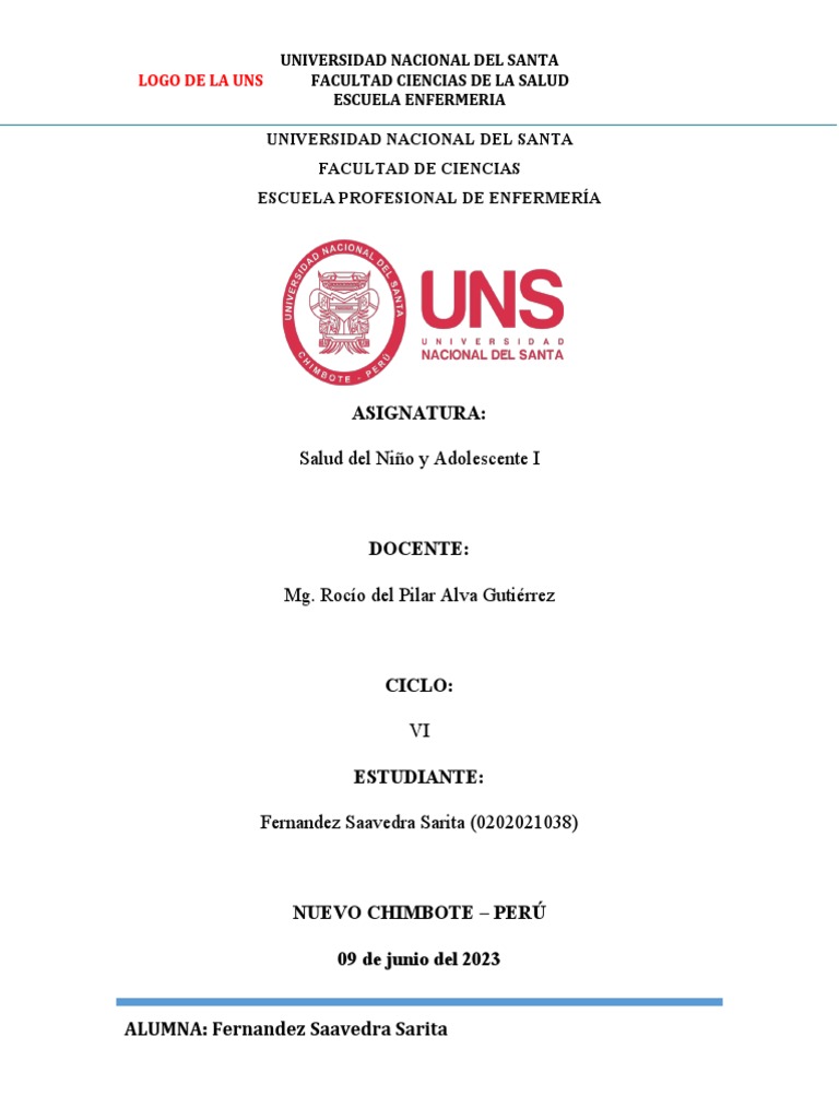Evaluación de Salud Infantil en Perú | PDF | Enfermería | Medicina de ...