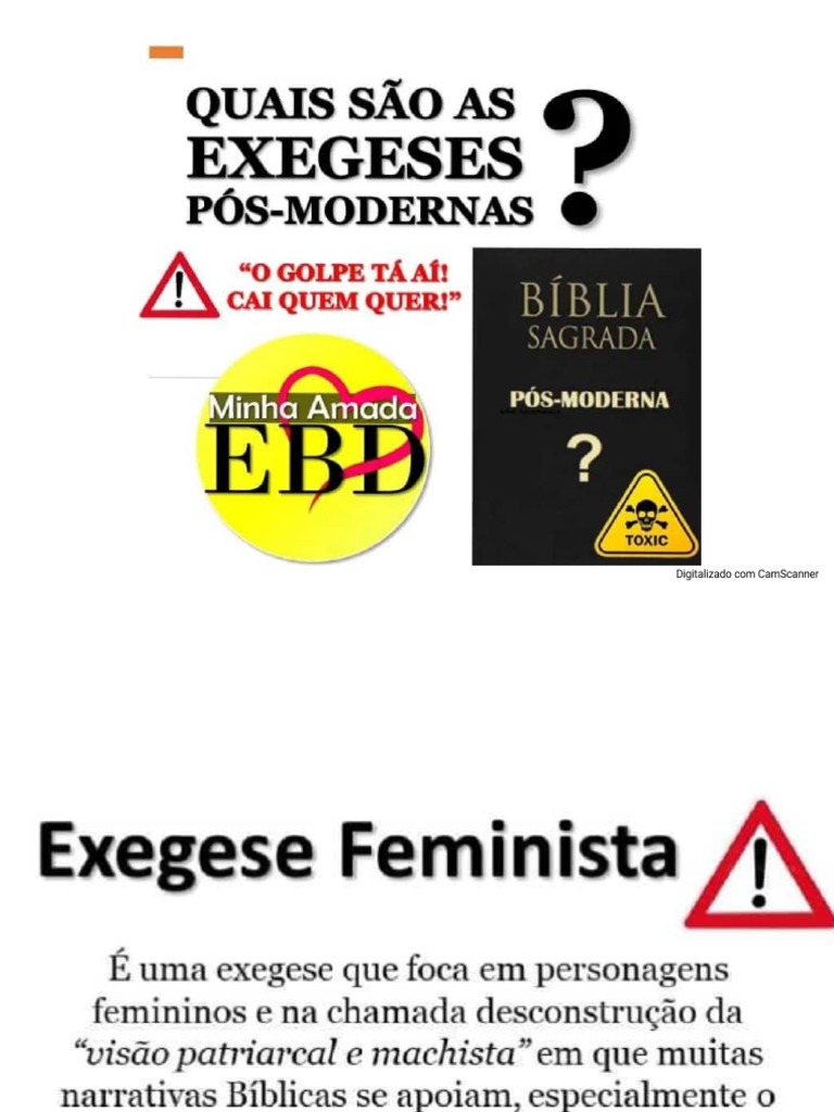 Quais São As Exegeses Pós-Modernas - Minha Amada EBD | PDF