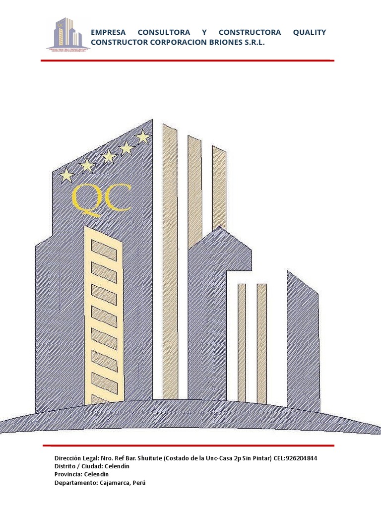 Empresa Consultora y Constructora Quality Constructor Corporacion Briones S.R.L | PDF | Finanzas ...