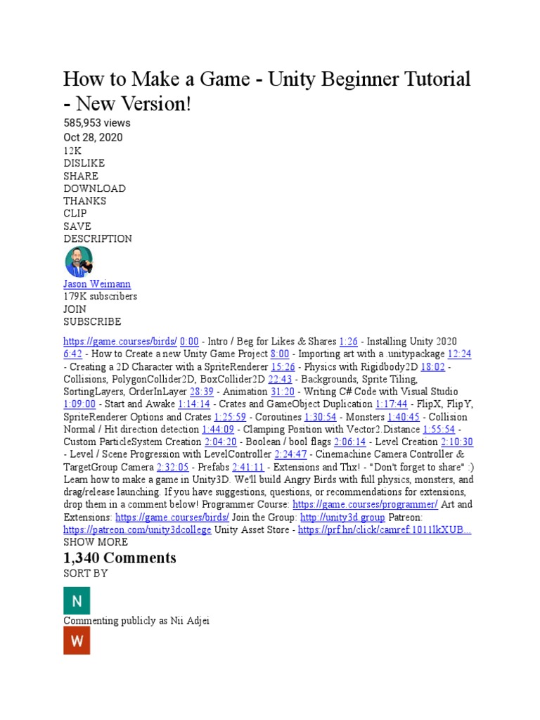 How To Make A Game | PDF | Software Development | Computing