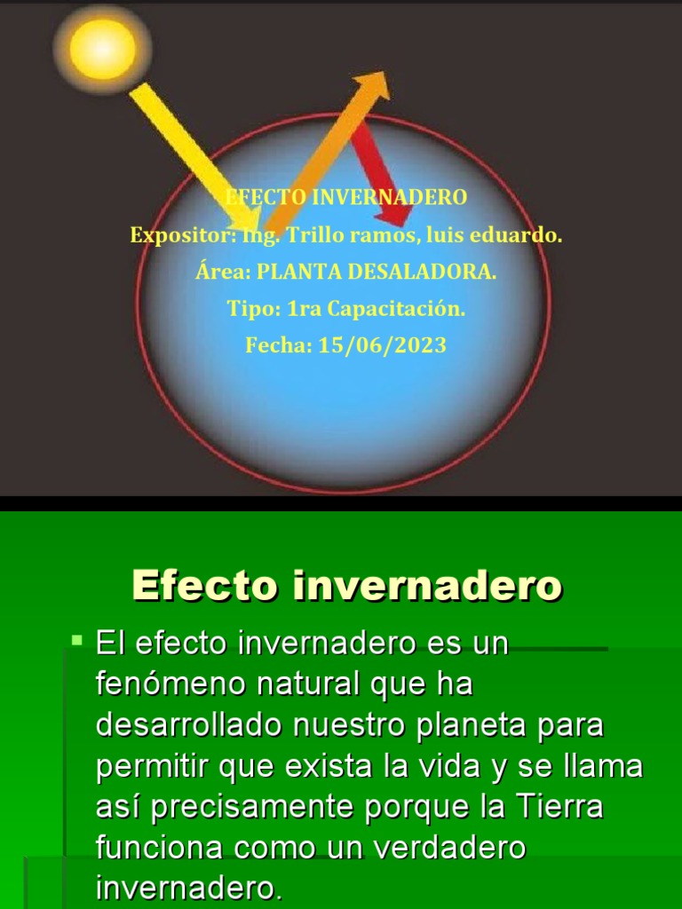 Efecto Invernadero | PDF | Gases de efecto invernadero | Tierra