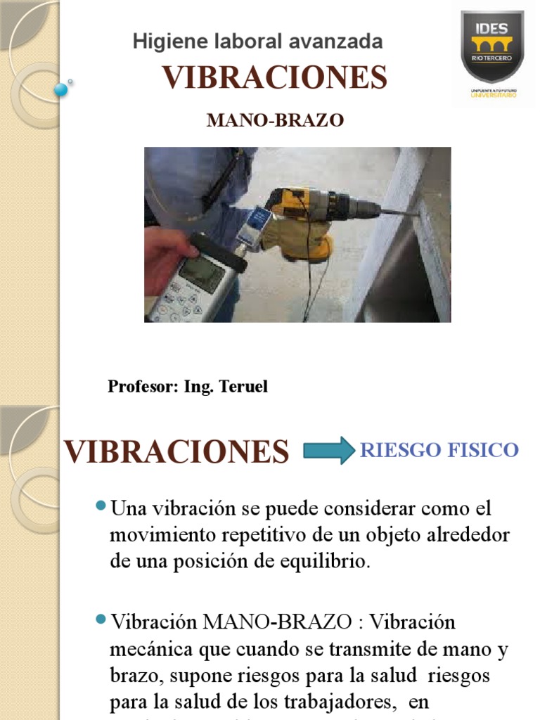 VIBRACIONES | PDF | Mano | Frecuencia