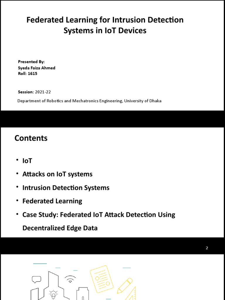 Federated Learning For Intrusion Detection Systems in IoT Devices | PDF | Internet Of Things ...