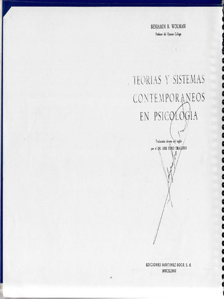 TEORÍA DEL CAMPO DE KURT LEWIN. TEXTO DE BENJAMIN WOLMAN-comprimido | PDF