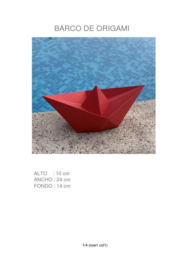 Barco de Origami | PDF