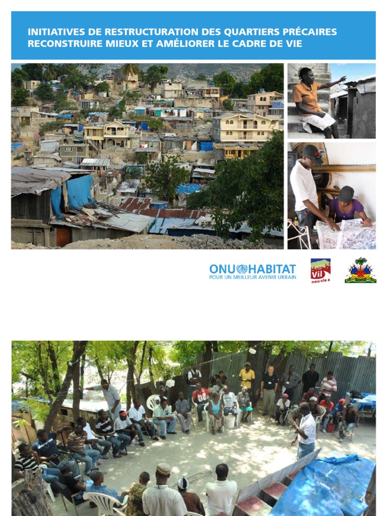 Restructuration Quartiers Port-au-Prince | PDF | Logement | Assainissement
