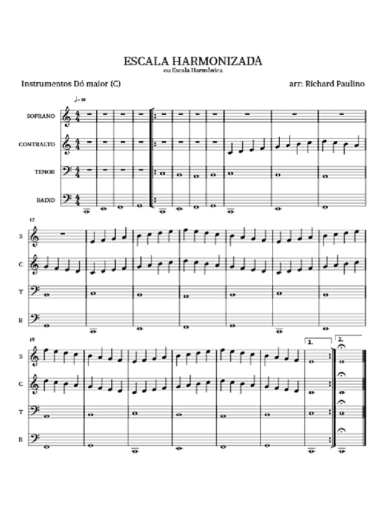 Escala Harmonizada CCB | PDF