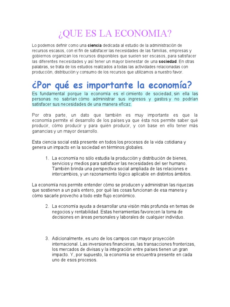 Economia | PDF | Ciencias económicas | Bienes