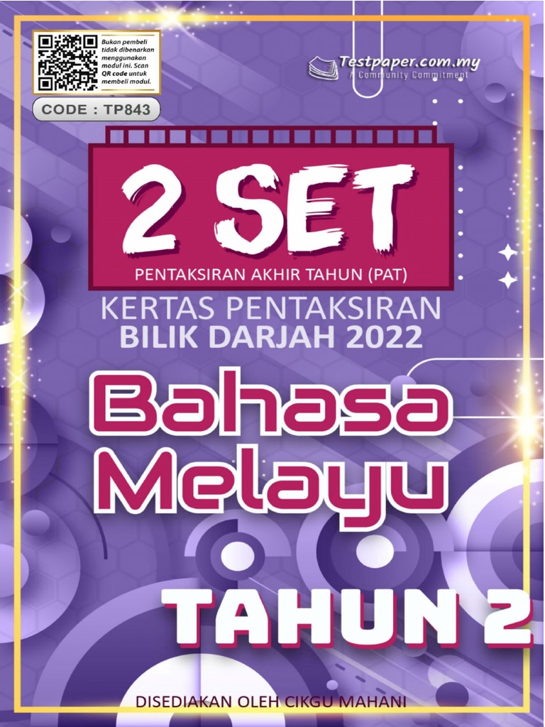8 Set Kertas PBD Tahun 2 Persediaan Sesi Akhir Tahun 2022 02 | PDF
