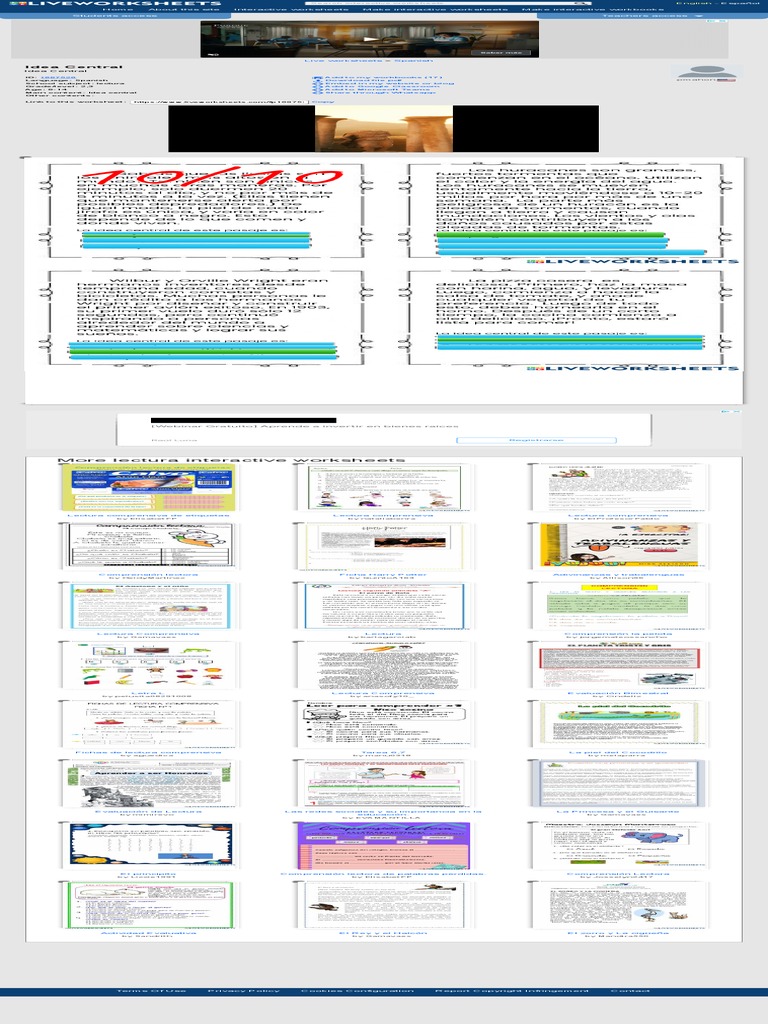 Idea Central Interactive Worksheet | PDF | Information Technology ...