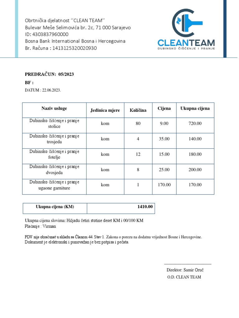 Predracun 5 2023 | PDF