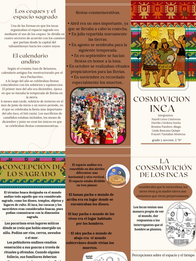 Cosmovision Inca | PDF | Imperio Inca