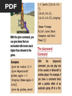 Minecraft Bedrock Commands English | PDF | Minecraft | Computing