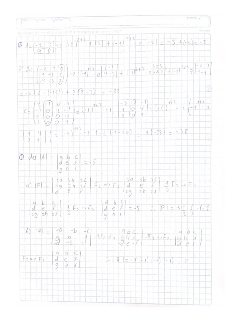 Deber 05 ÁLGEBRA LINEAL EPN | PDF