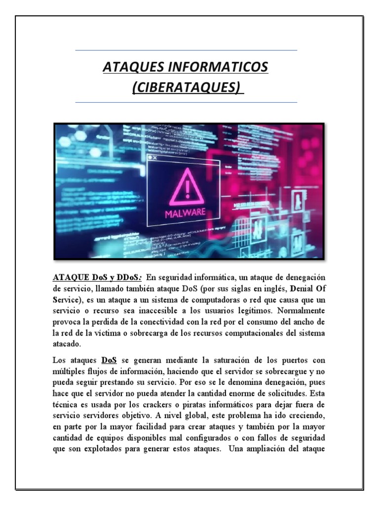 Vulnerabilidades en Ataques USSD | PDF | Ataque de denegación de ...