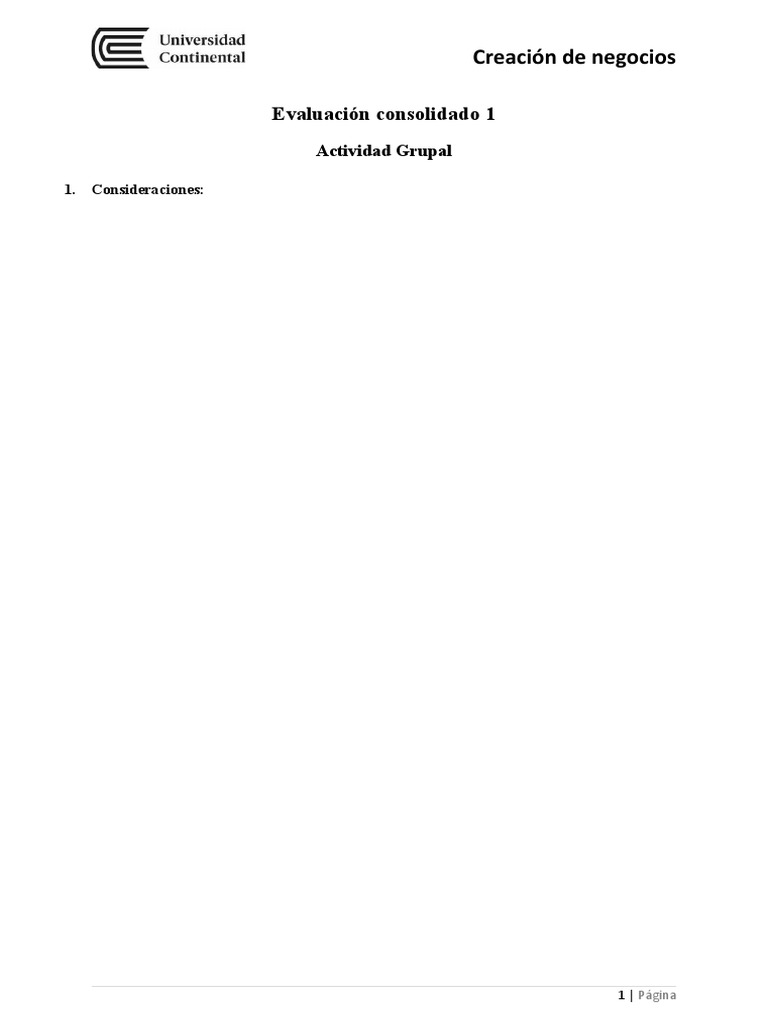 Producto Académico 1 - G | PDF