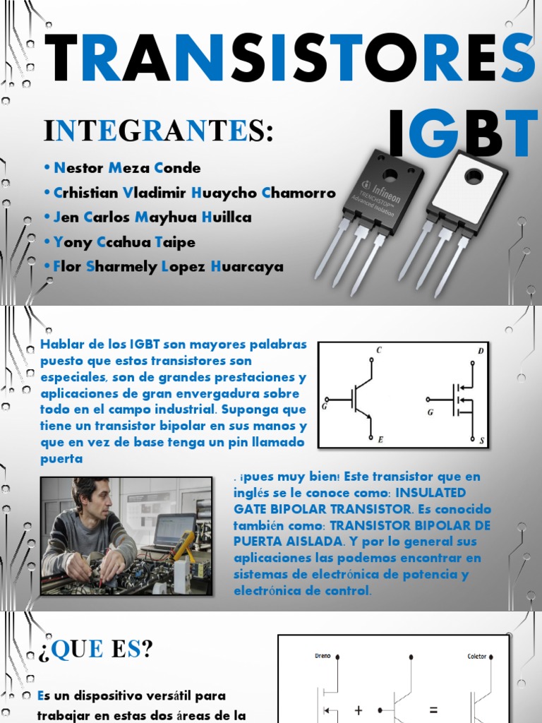 Transistores Igbt | PDF | Transistor | Electricidad