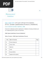 HVAC System Qualification Protocol (Validation) - Pharmaceutical Guidelines | PDF | Calibration ...