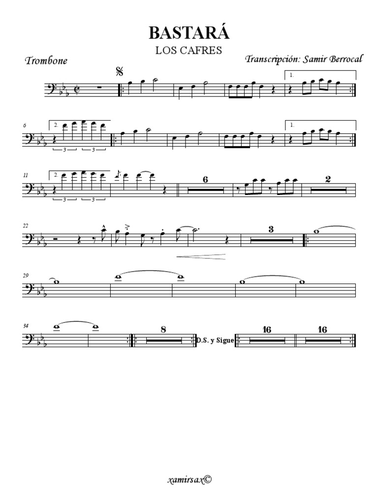 Bastara - Trombone 1 | PDF