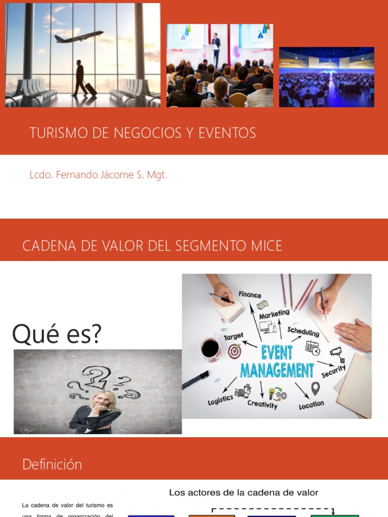 Cadena de Valor Del Segmento MICE | PDF | Hotel | Turismo