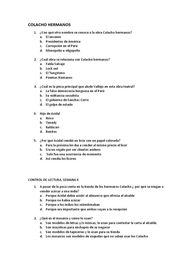 Análisis de "Colacho Hermanos" y su Contexto Político | PDF | Historia