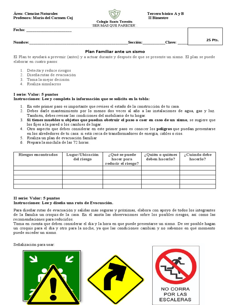 Qué se debe hacer ante un sismo | PDF Qué se debe hacer ante un sismo | PDF