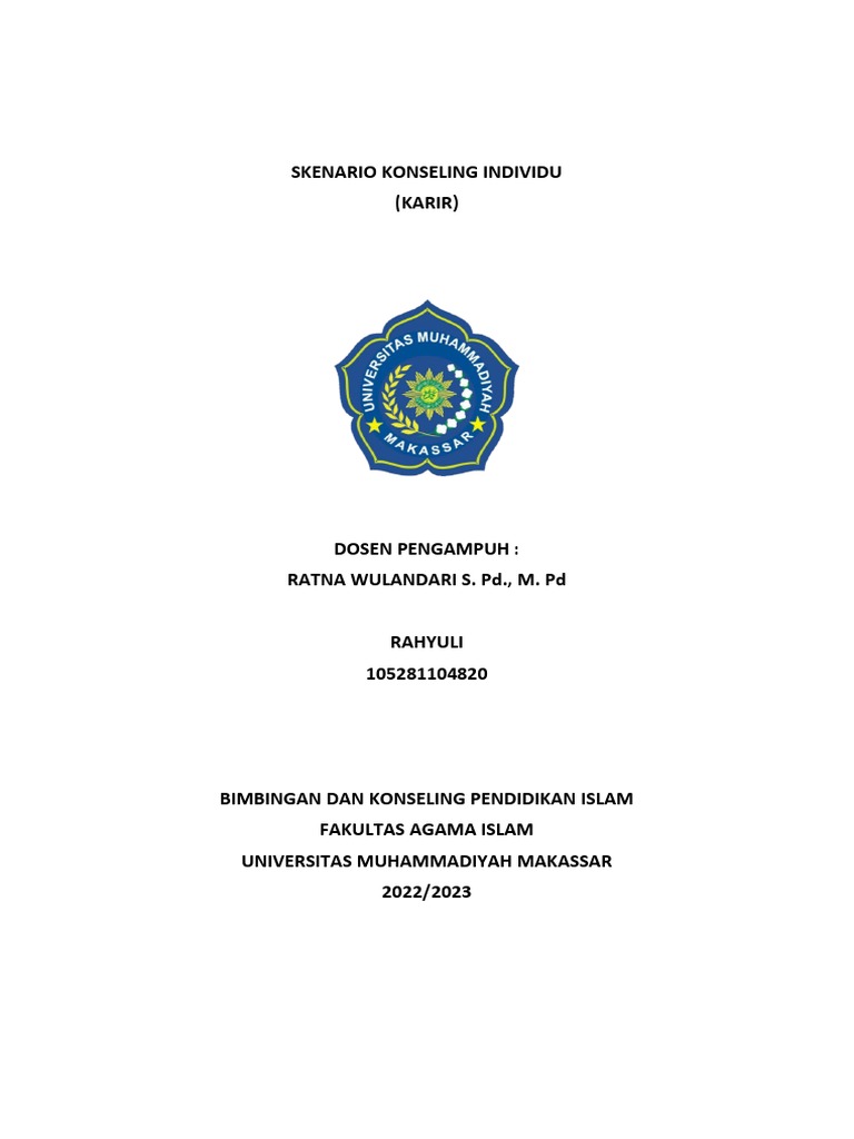 Skenario Konseling Yull.. | PDF
