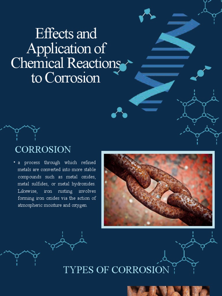 Effects and Application of Chemical Reactions To Corrosion | PDF ...