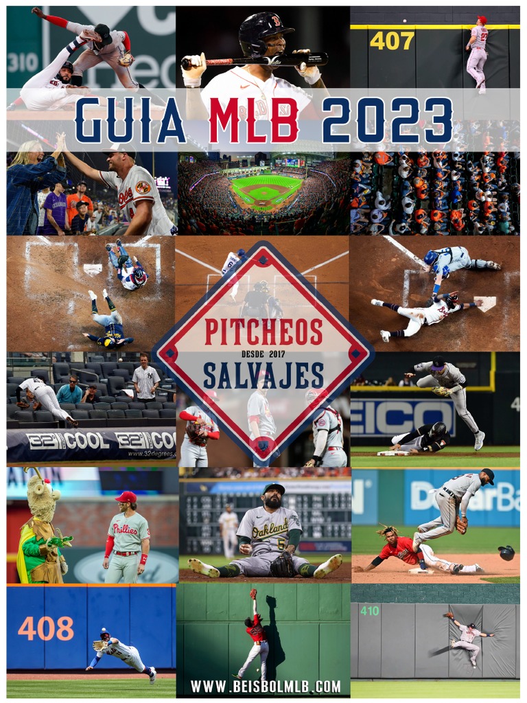Guia MLB 2023 Pitcheos Salvajes | PDF | Liga Mayor de Béisbol | Cachorros de Chicago