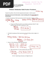 Safe Medicate Calculations | PDF | Intravenous Therapy | Dose ...