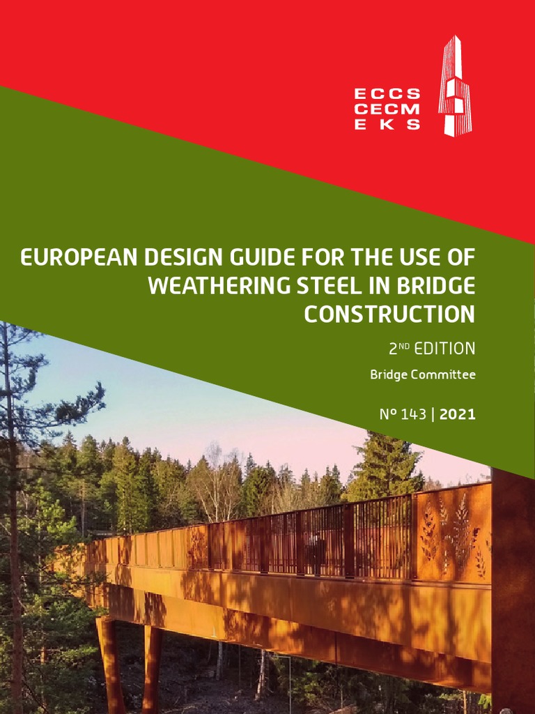 ECCS Design Guide Weathering Steel Bridges | PDF | Corrosion | Steel