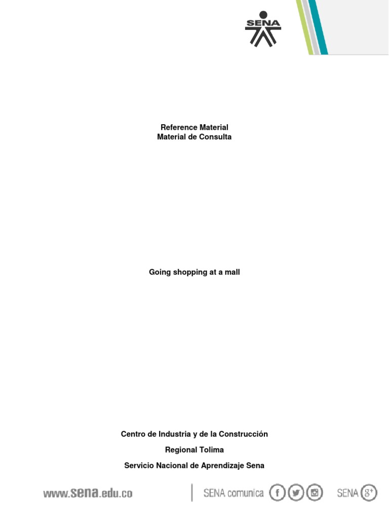 Shopping Mall Vocabulary Guide | PDF | Consumer Goods | Clothing