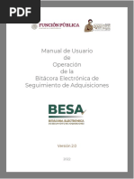 Manual Besa | PDF | México | Administración Pública