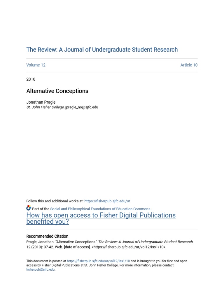 Alternative Conceptions | PDF | Constructivism (Philosophy Of Education ...