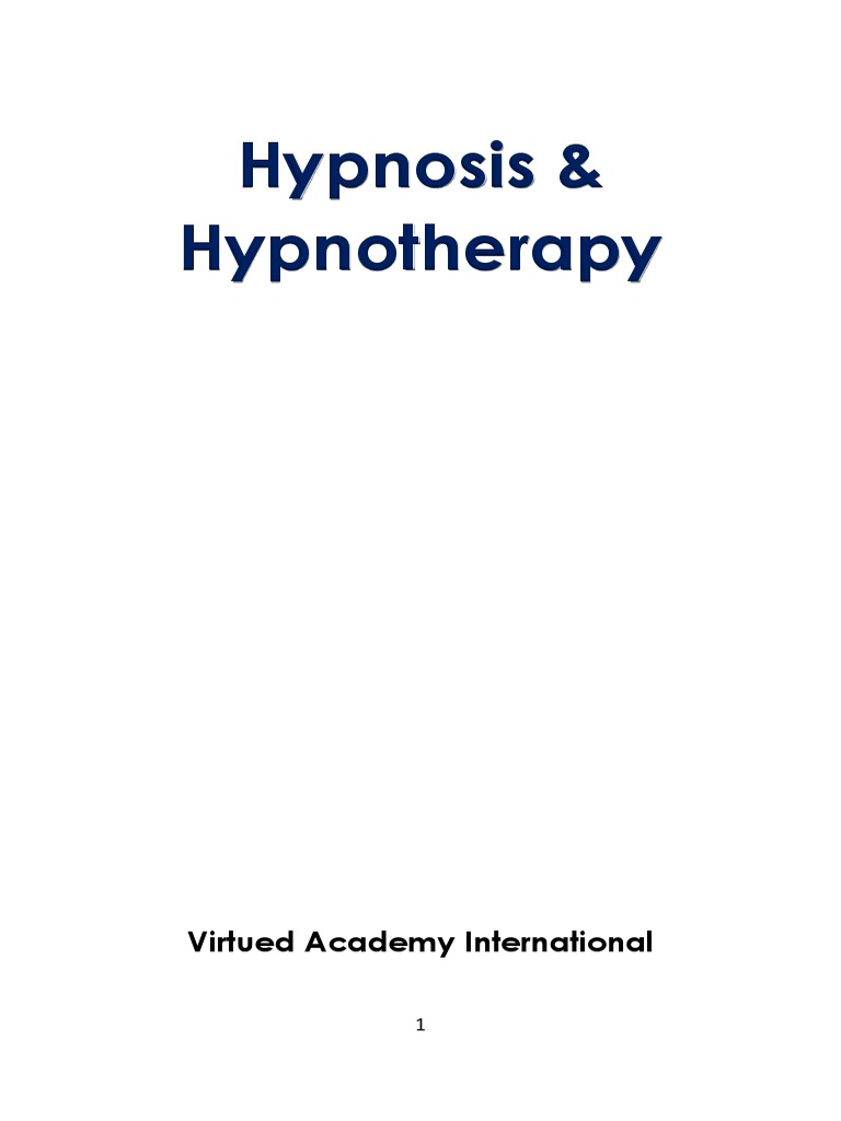 Hipnosis e Hipnoterapia | PDF | Hypnosis | Hypnotherapy