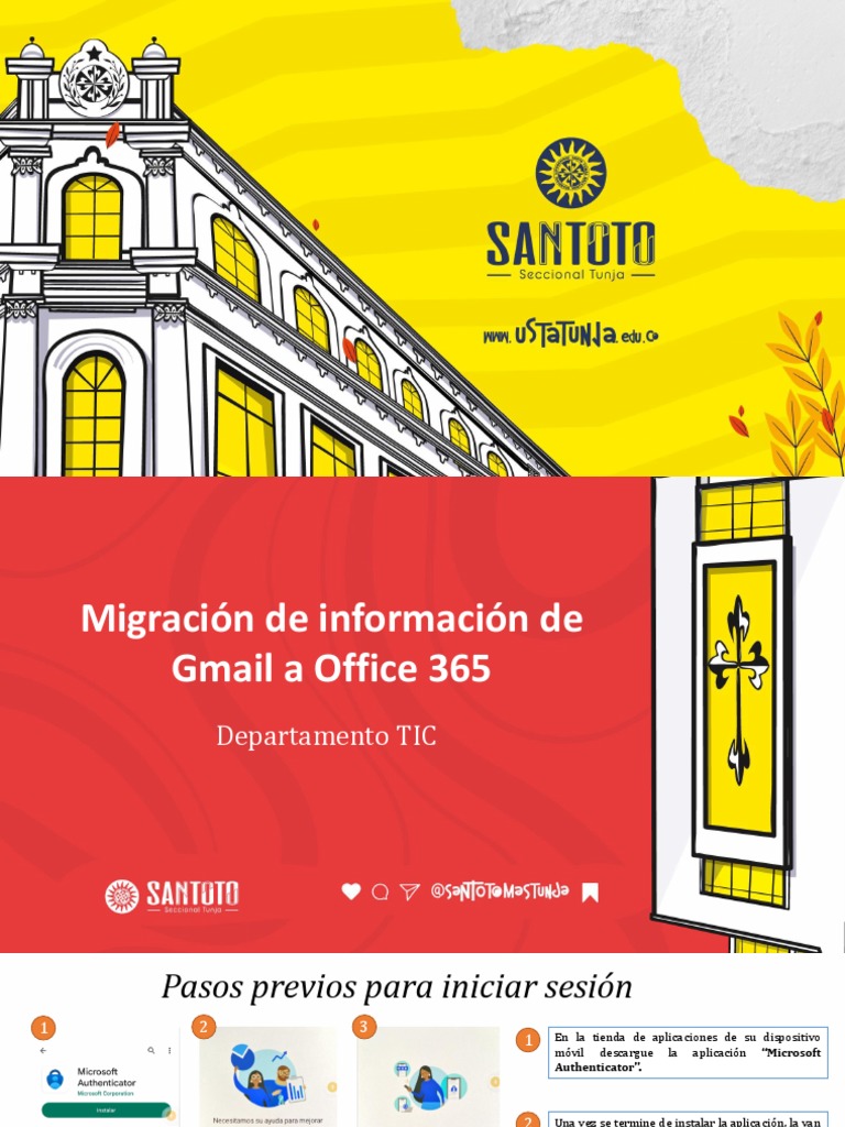 Correos Dominio Usantoto - Edu.co | PDF | Microsoft Office | Gmail