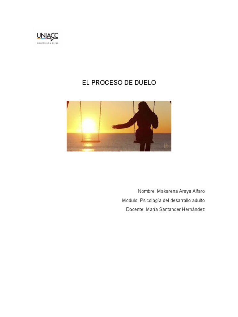 El Proceso de Duelo | PDF | Dolor | Ira