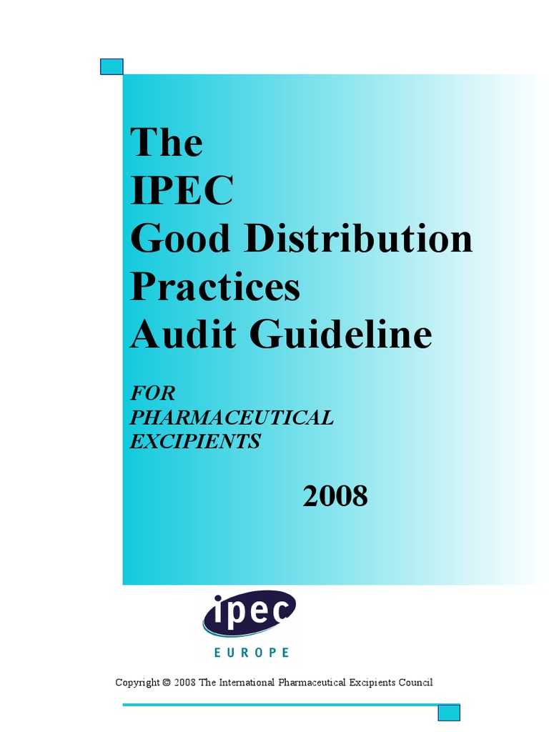 AC Ipec-Good-Manufacturing-Practices-Audit-Guideline-For2355 | PDF ...