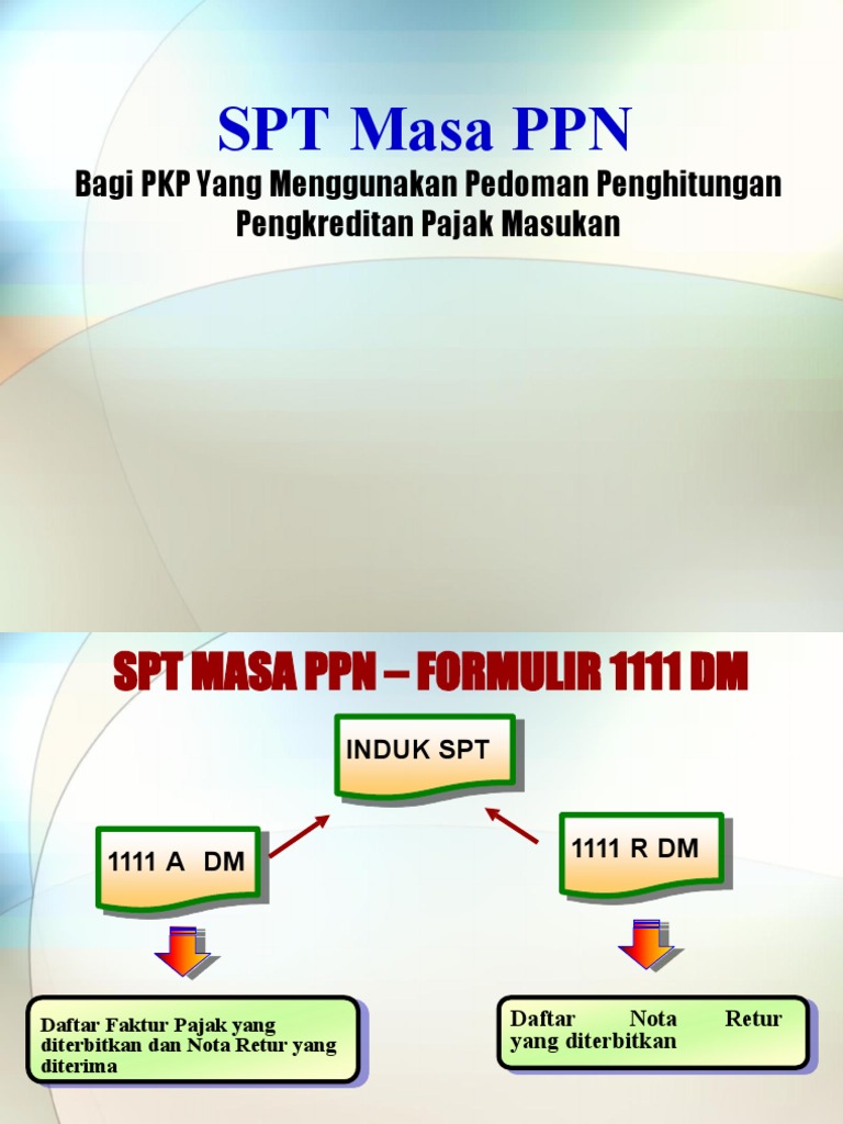 SPT Masa PPN 1111 DM | PDF