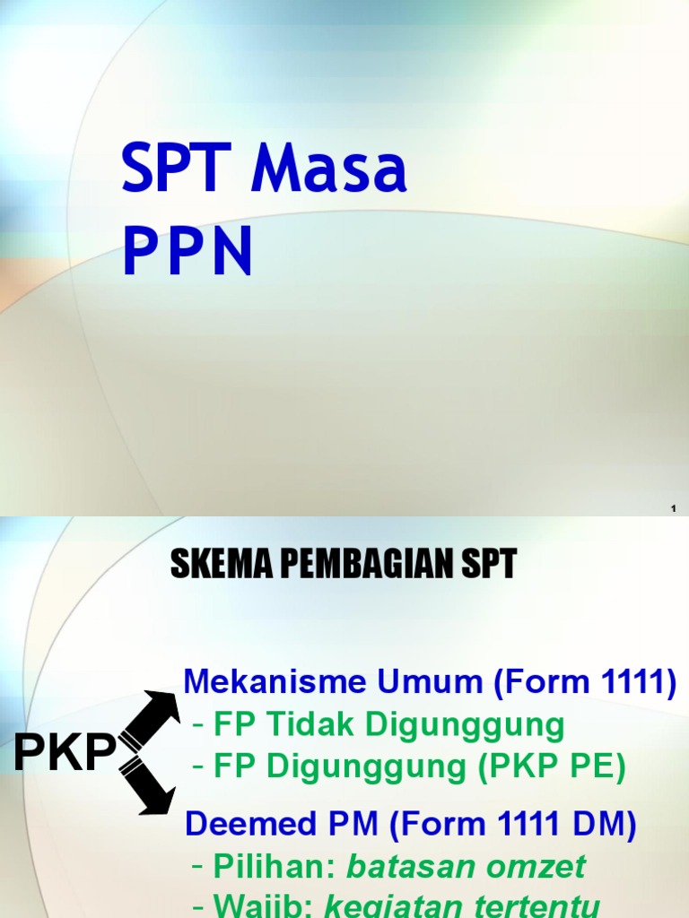 SPT Masa PPN 1111 (1) - Dikonversi-1 | PDF