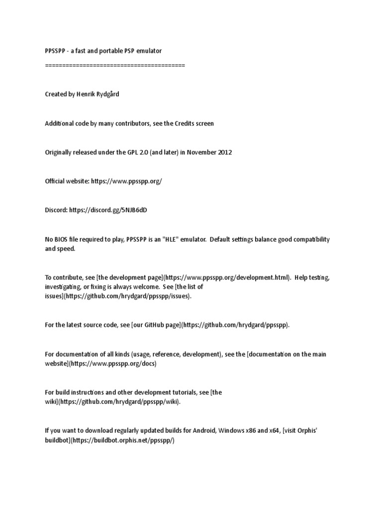 PPSSPP Guide Installation | PDF | Texture Mapping | Shader