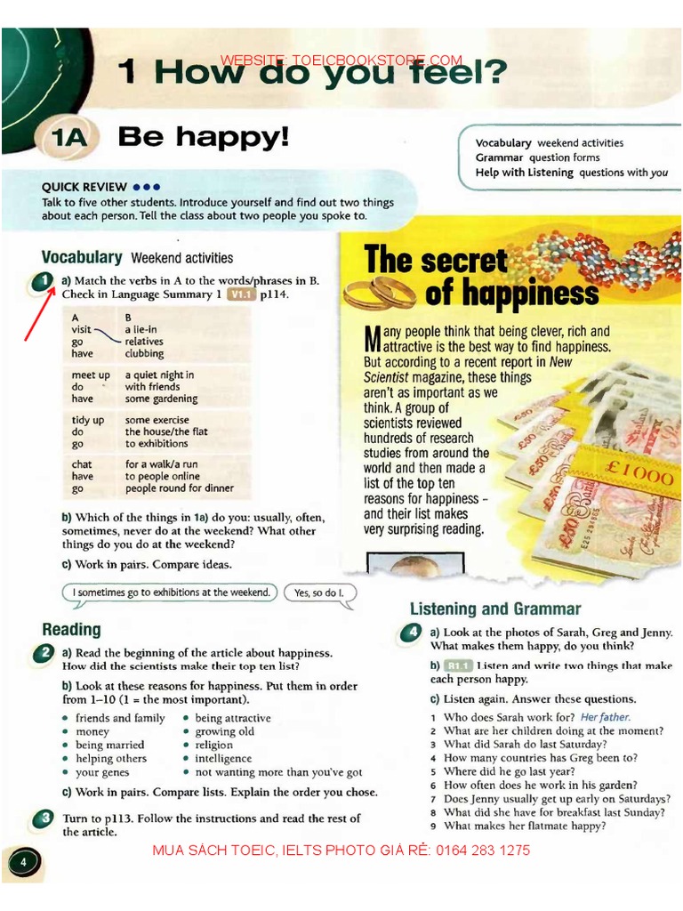 Grammar + Vocab Unit 1 Student Book | PDF