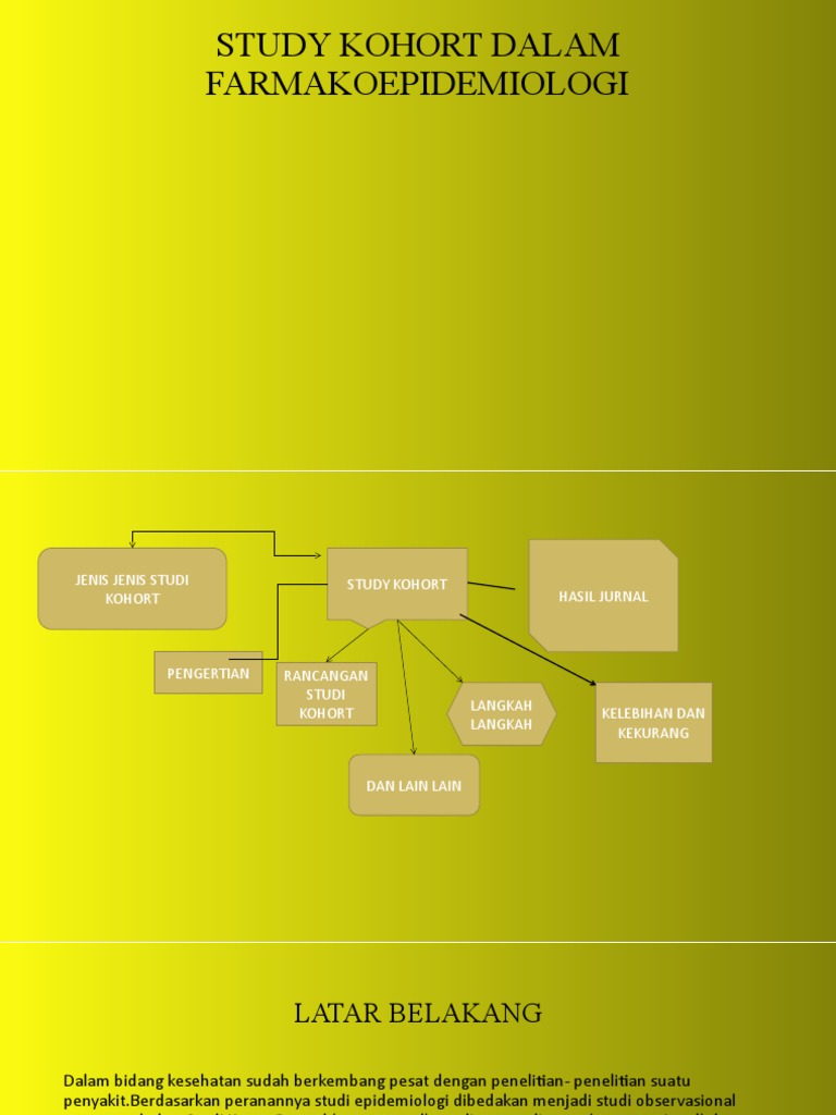 Desain Studi Kohort | PDF | Kesehatan Holistik | Sains & Matematika