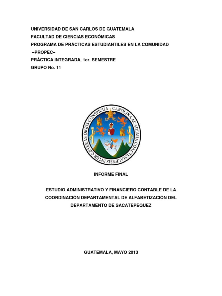 Cap. 1,2,3,4 FINAL 191-05-2013 TERCER BORRADOR ENVIADO | PDF | Guatemala
